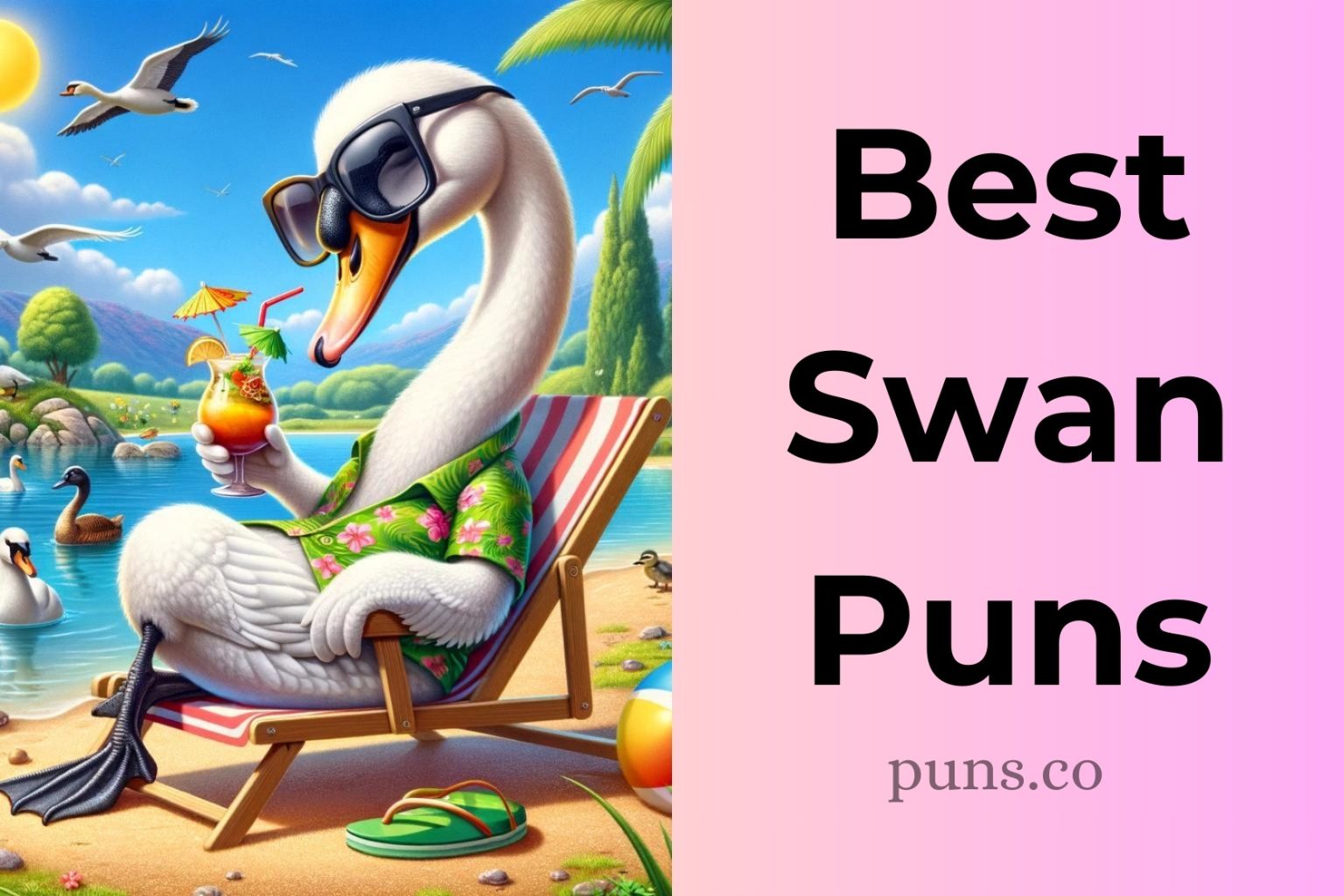 142 Swan Puns To Dive Deep Into Feathered Funnies!