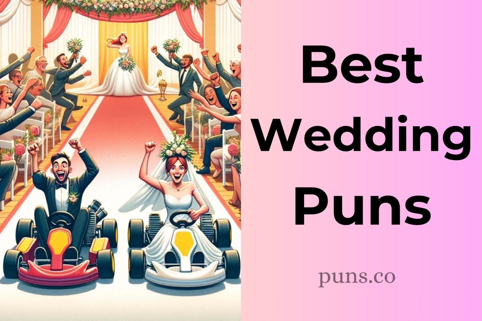 144 Wedding Puns So Cheesy You'll Want to Elope!