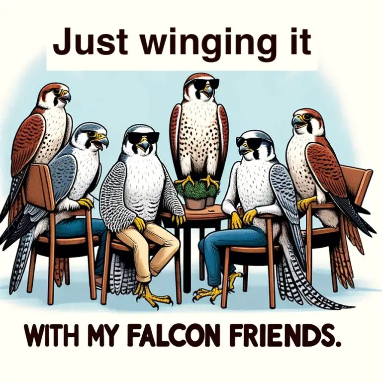 128 Falcon Puns That Prove Wit Has Wings!