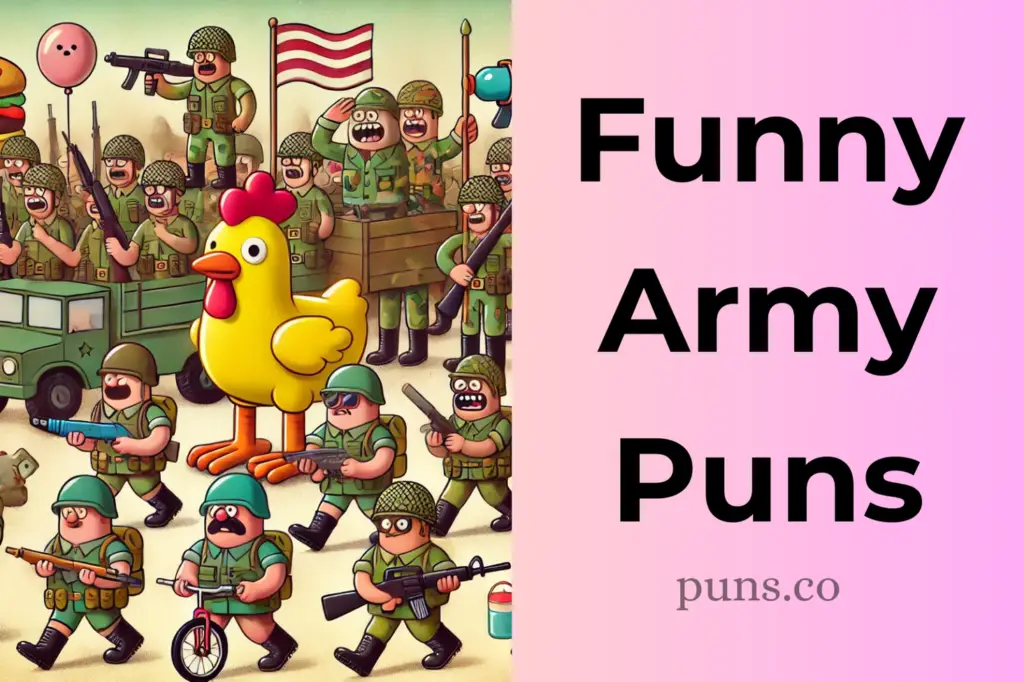 86 Army Puns That Will Fire Up Your Day!