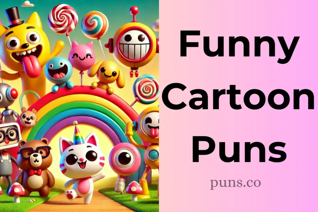 93 Cartoon Puns For Endless Laughter and Fun!
