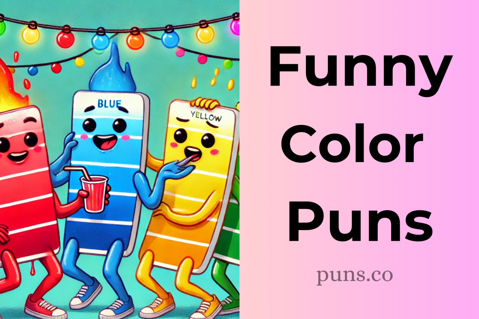 70 Color Puns That Will Leave You Tickled Pink!