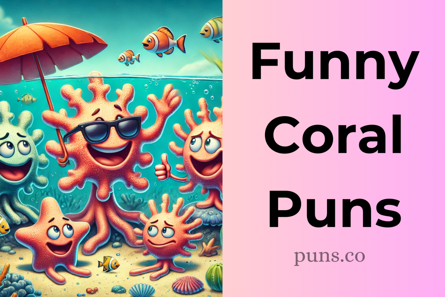 75 Coral Puns That Are Shore to Make Waves!